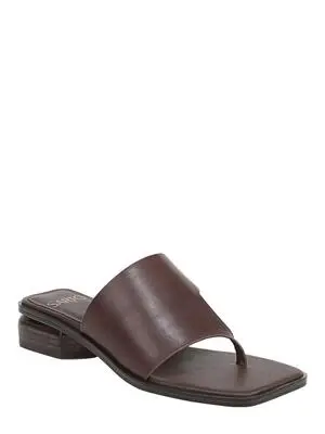 Franco Sarto Jimena Block Heel Sandal - Chocolate Brown