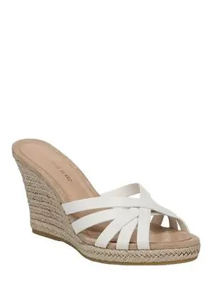 Veronica Beard Phylina Wedge Sandal - Coconut