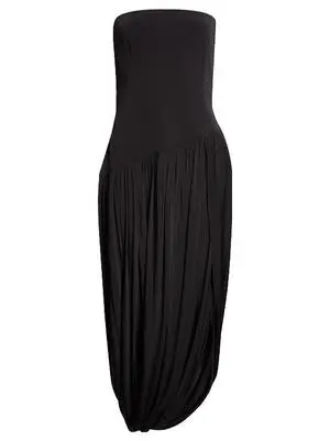 FERRAGAMO Bustier Jersey Gown - Nero