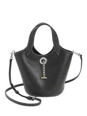 Veronica Beard Anchor Bucket Crossbody Bag - Black