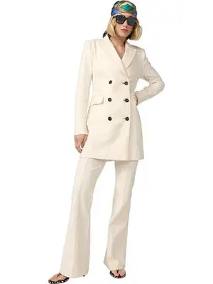 Diane Von Furstenberg Lilith Blazer Dress - Ivory