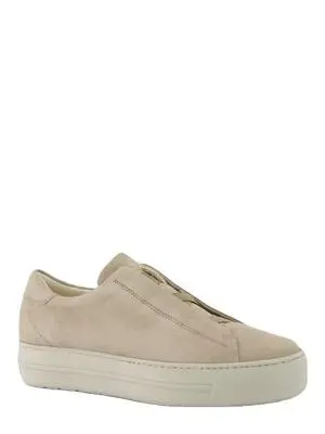 Paul Green Dante Slip-on Sneaker - Safari Suede