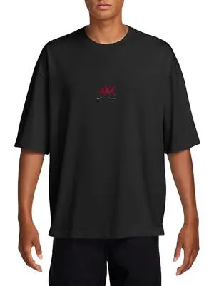 JORDAN Mj Flight Oversize Short Sleeve Graphic T-shirt - Black