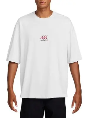 JORDAN Mj Flight Oversize Short Sleeve Graphic T-shirt - White