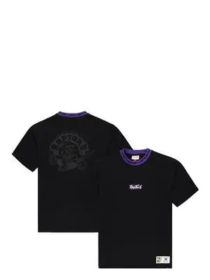 Mitchell & Ness Toronto Raptors Playmaker Vintage Logo T-shirt - Black