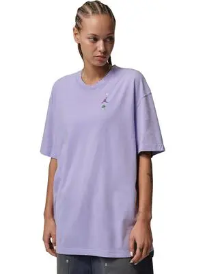 JORDAN Oversized Graphic Tee - Purple