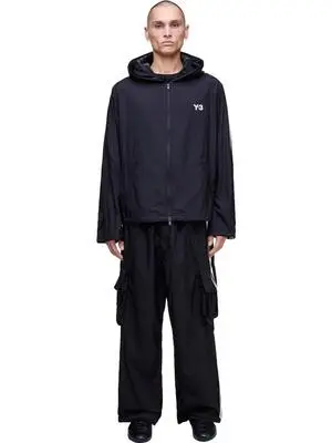 Adidas Y-3 Nylon Wired 3-stripes Cargo Pants - Black
