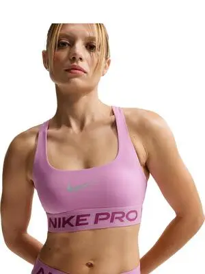 Nike Pro Light-support Non-padded Sports Bra - Purple