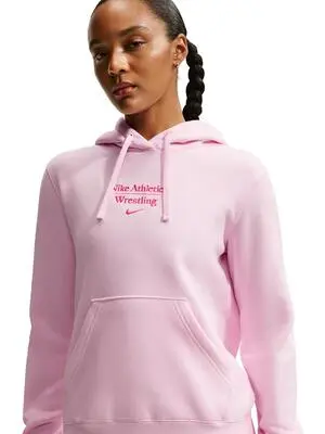 Nike Wrestling Pullover Hoodie - Pink