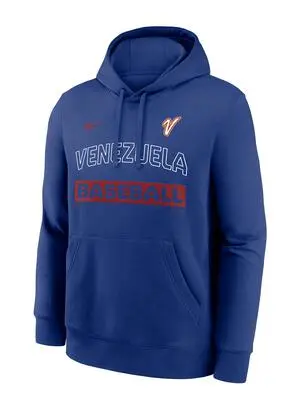 Nike Venezuela National Baseball Team 2026 World Baseball Classic Club Pullover Hoodie - Blue