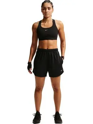 Nike Dri-fit Mid-rise 4" Shorts - Black