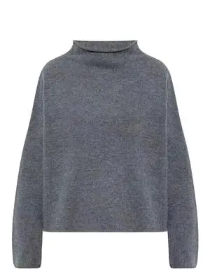 LISA YANG Sandy Roll Neck Sweater - Grey