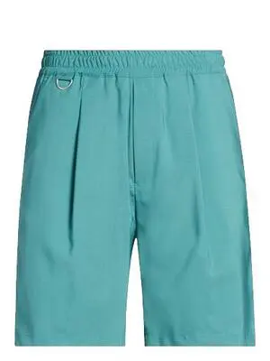 LOW BRAND Virgin Wool Shorts - Green