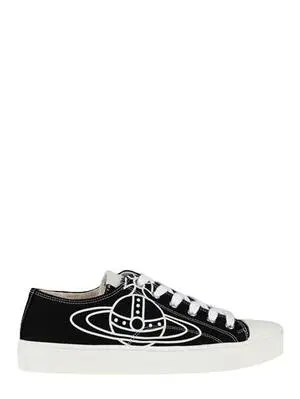 VIVIENNE WESTWOOD Plimsoll Low Top 2.0 Sneakers - Black