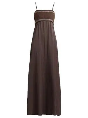 Peserico Maxi Dress - Brown