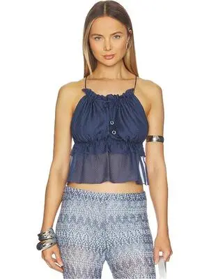 HANNE BLOCH Square String Top