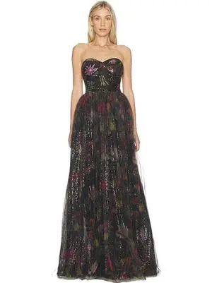 AFEW RAHUL MISHRA Rahul Mishra Plantopia Gown - Multi