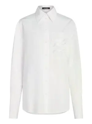 Karl Lagerfeld Logo-detail Shirt - White