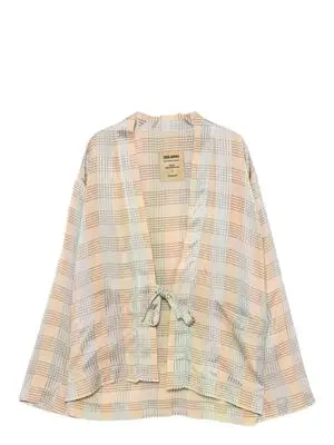 UMA WANG Tie Detailed Jacket - Neutrals