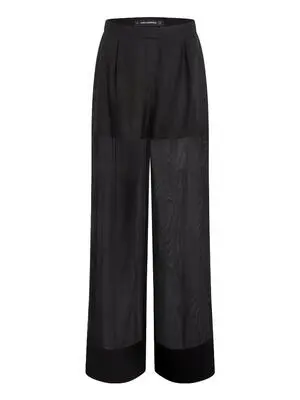 Karl Lagerfeld Palazzo Pants - Black