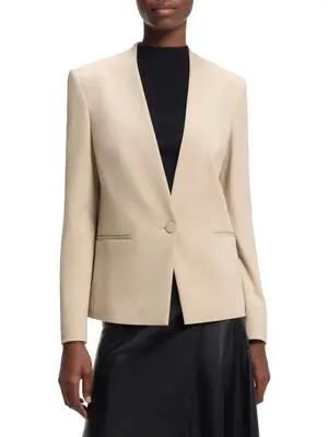 BOSS Jemma Collarless Jacket