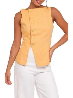 PETAL & PUP Asymmetric Vest - Mango