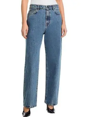RÓHE Signature Baggy Low Waist Jeans - Denim Blue