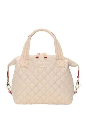 Mz Wallace Small Sutton Deluxe Bag - Buff/gold