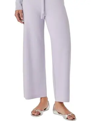 Splendid Christa Cropped Sweater Pants - Lavender
