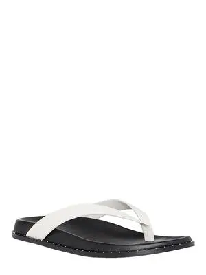 Paige Zadie Flat Sandals - Cream