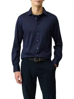 Rodd & Gunn Ascot Park Long Sleeve Slim Fit Shirt - Ink