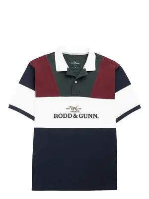 Rodd & Gunn Heathridge Color Blocked Polo - Eclipse