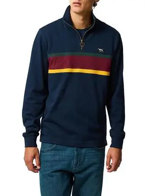 Rodd & Gunn Chesterfield Quarter-Zip Sweatshirt Eclipse