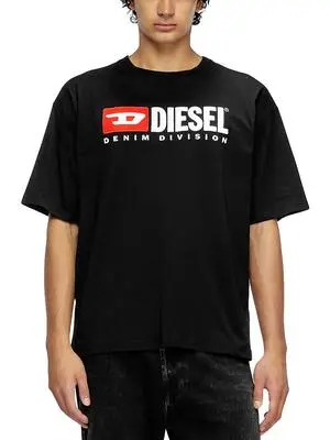 DIESEL® Relaxed Fit Logo Graphic T-shirt - Deep/black