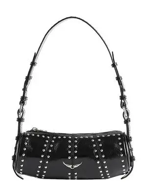 Zadig&Voltaire Le Roudoudou Studs Leather Bag - Black