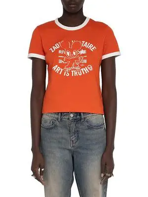 Zadig&Voltaire Woos Tee - Tangerine