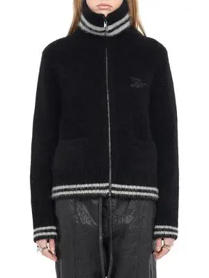 Zadig&Voltaire Gildas Mohair Blend Coat - Black
