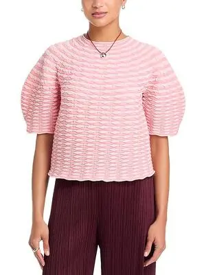 Issey Miyake Knit Top - Light Pink