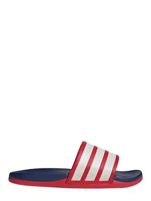 Adidas Adilette Comfort 2.0 Slides - Better Scarelet Red/crystal White/dark Blue