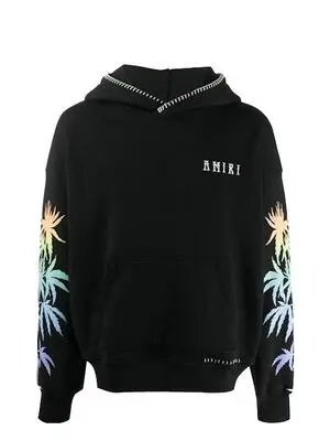 Amiri Eternal Happiness Oversized Fit Hoodie - Black