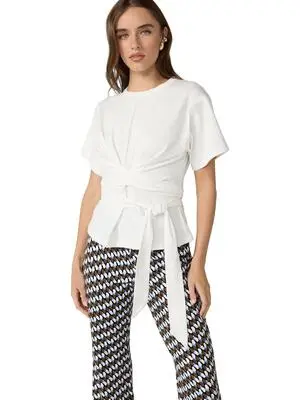 Diane Von Furstenberg Teressa Top - White