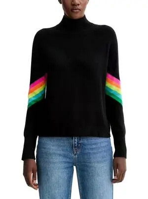 From Future Rainbow-graphic Cashmere Sweater - Black