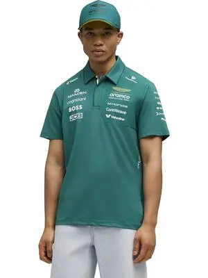 PUMA X Aston Martin Aramco F1â® Team Replica Polo Shirt - Green