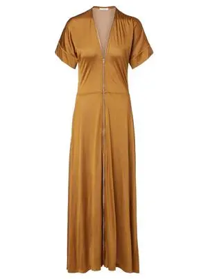 LEMAIRE Jersey Maxi Dress - Brown
