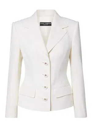 Dolce & Gabbana Wool-blend Jacket - White