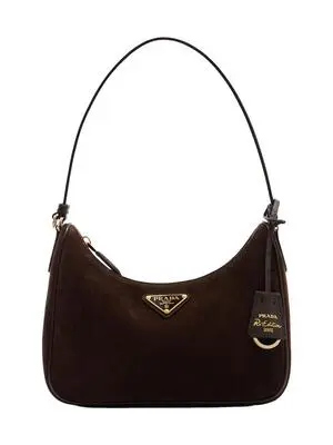 PRADA Prada Re-Edition Suede Shoulder Bag