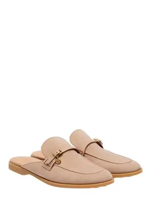 TOD'S Leather Mules - Beige