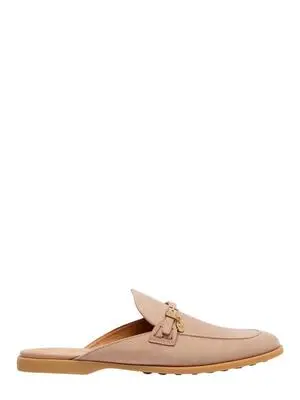TOD'S Leather Mules - Beige
