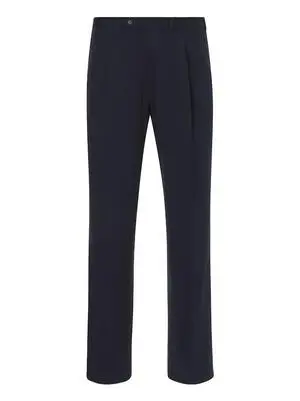 SAMAN AMEL Amo Silk Wide-leg Pants - Blue