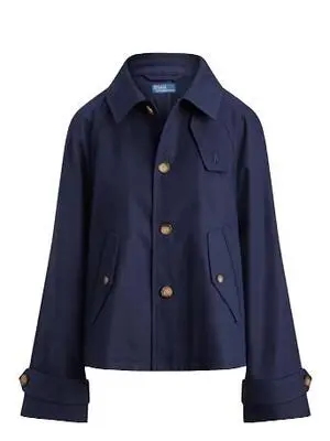 Polo Ralph Lauren Cotton Double Jacket - Navy Blue